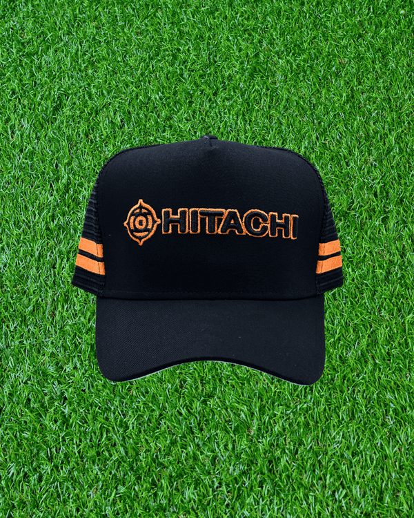 Old School Hitachi Trucker Cap – Brand Em